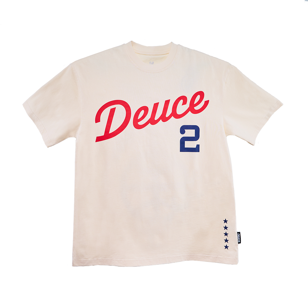 Deuce ASW LA Oversized Tee | Cream – Deuce Brand