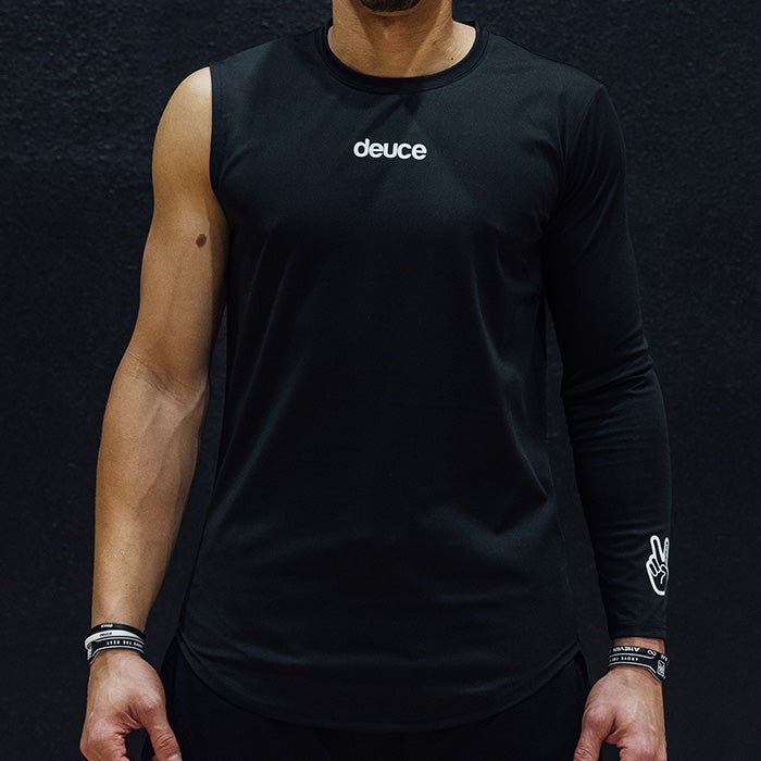 Deuce One Arm Sleeve Performance Shirt | Black – Deuce Brand