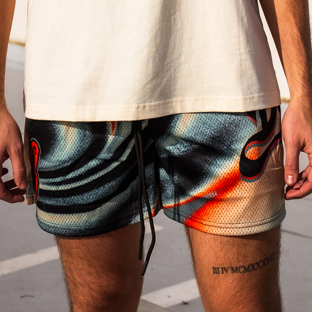 Deuce Mesh Shorts | Sunrise – Deuce Brand