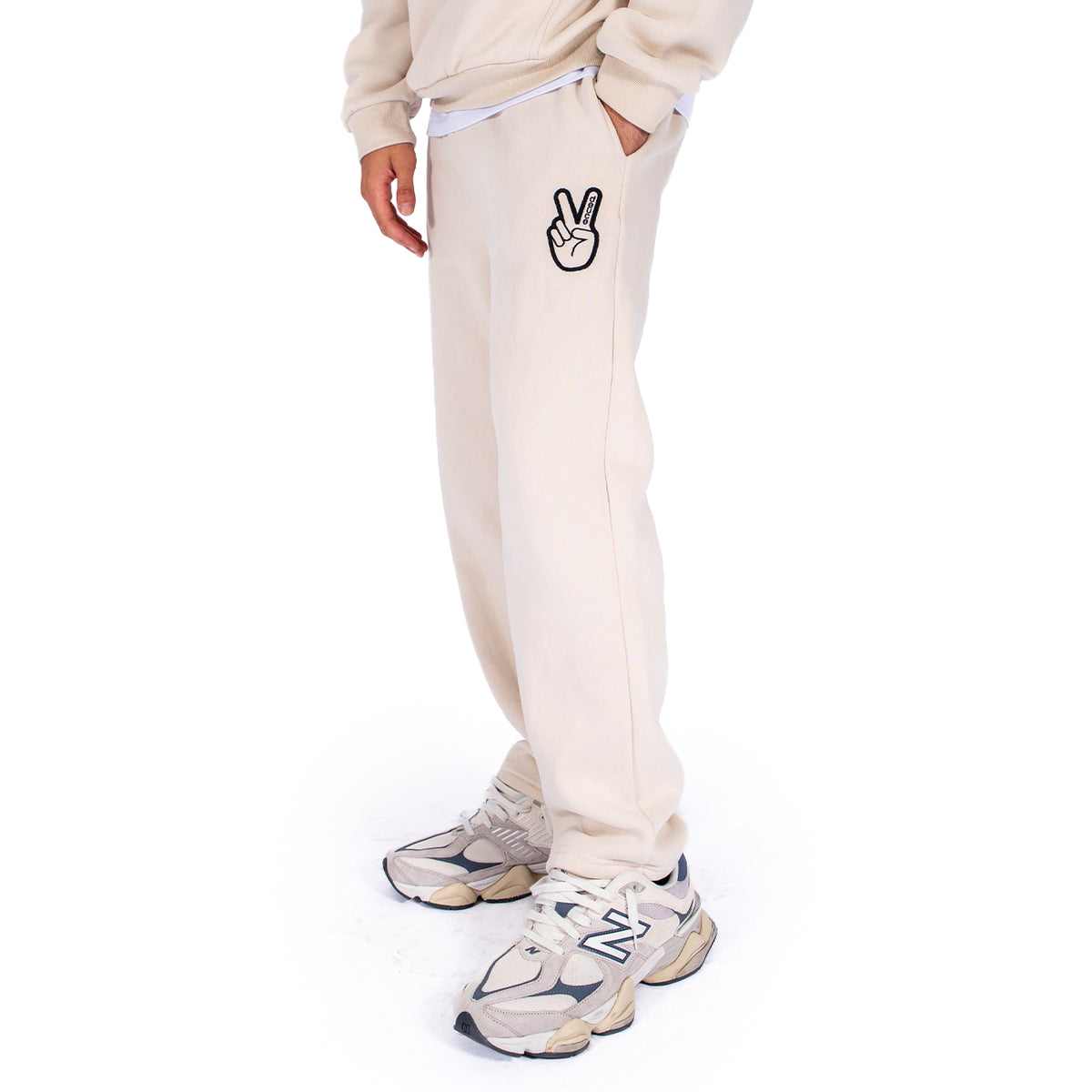 Deuce Straight Leg Sweatpants | Cream – Deuce Brand