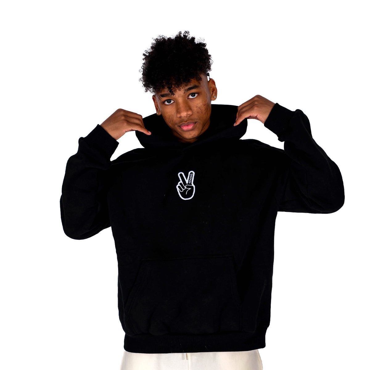 Deuce Peace Hoodie | Black – Deuce Brand