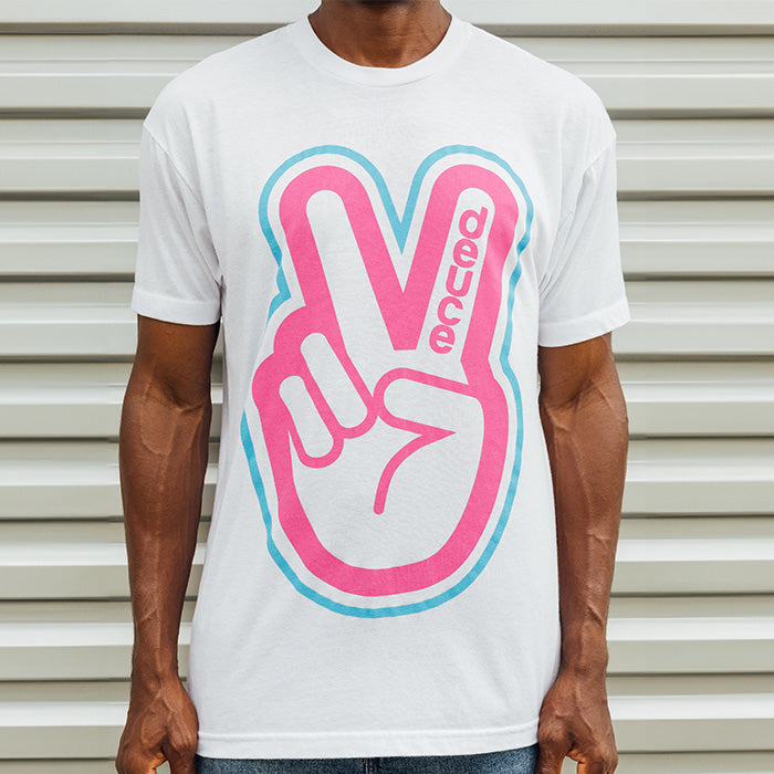 Deuce Peace Logo TShirt- Black – Deuce Brand