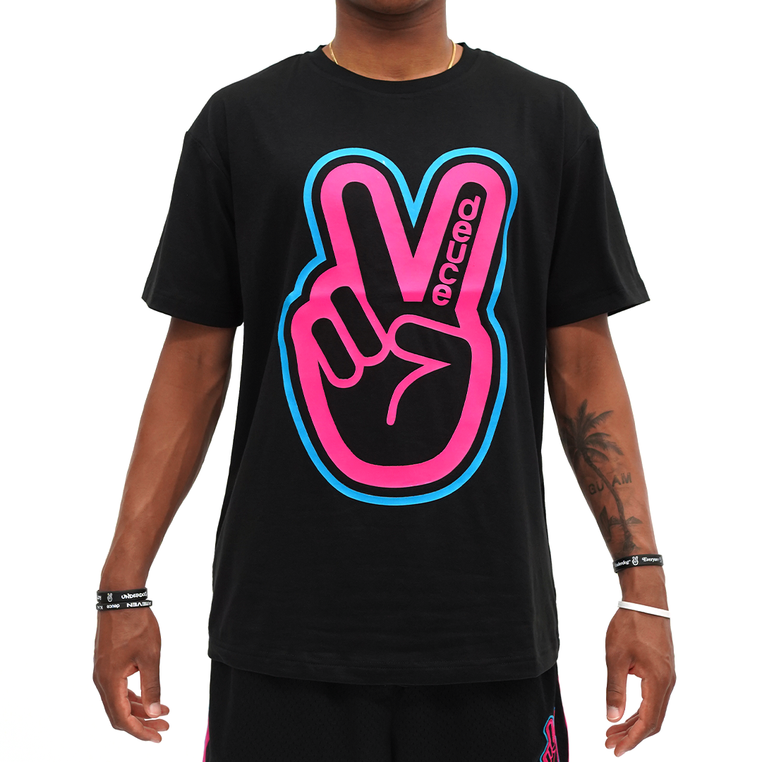 Deuce Peace Logo TShirt- Black – Deuce Brand
