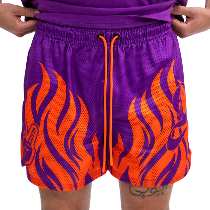 Deuce Mesh Shorts | Sun Flames – Deuce Brand
