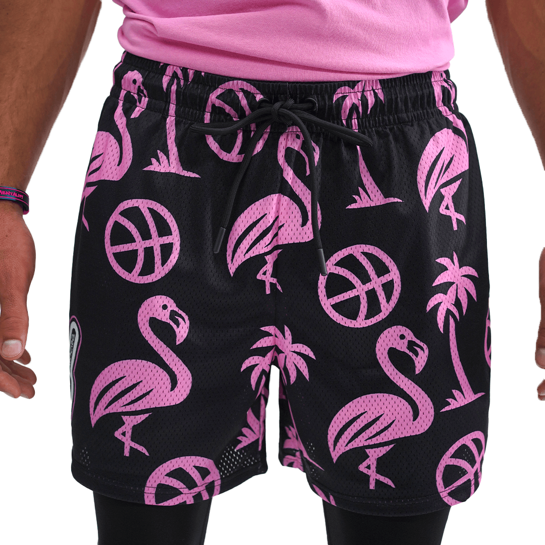 Deuce Mesh Shorts | Paradise Black – Deuce Brand