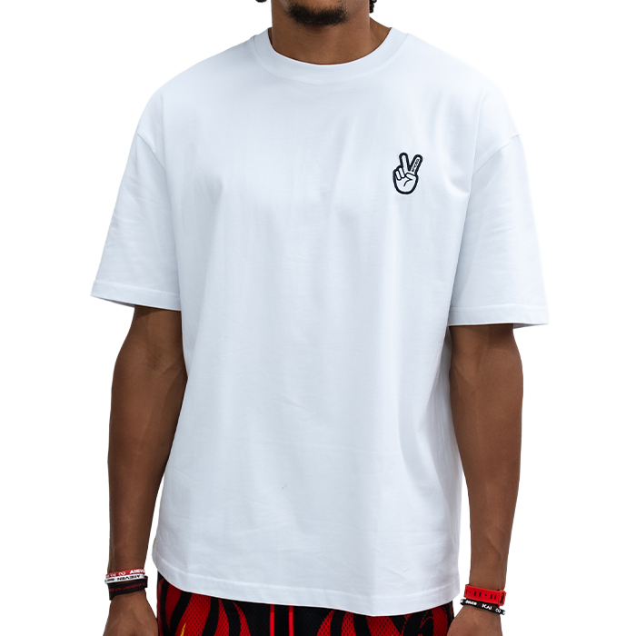 Deuce LUX Oversized Tee | White – Deuce Brand